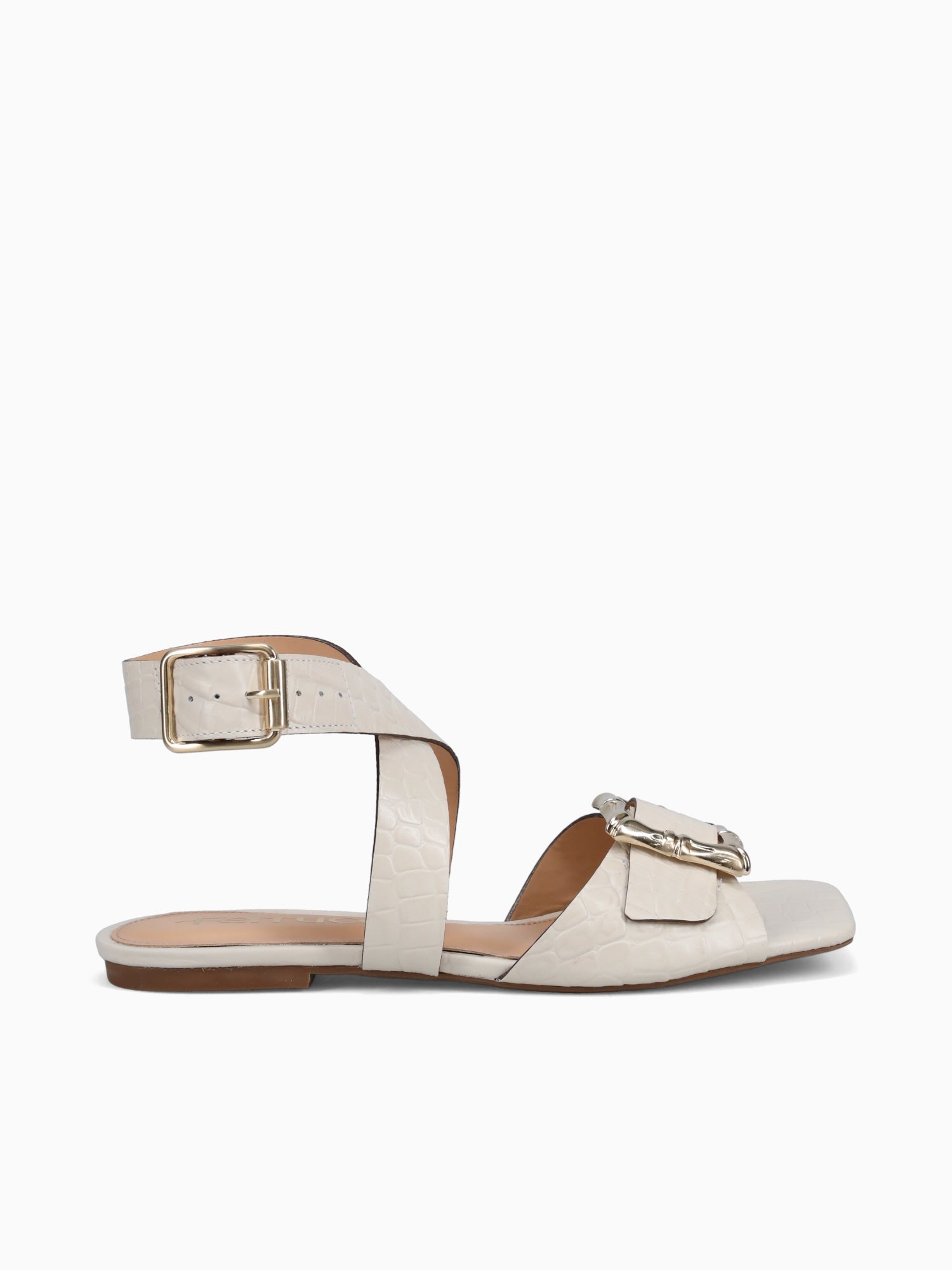 Faelyn Off White Croco– La Favorita