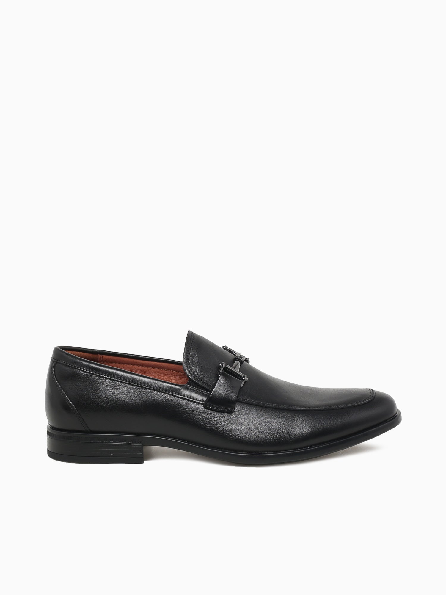 Zaffiro Moc Toe Bit Black Leather– La Favorita