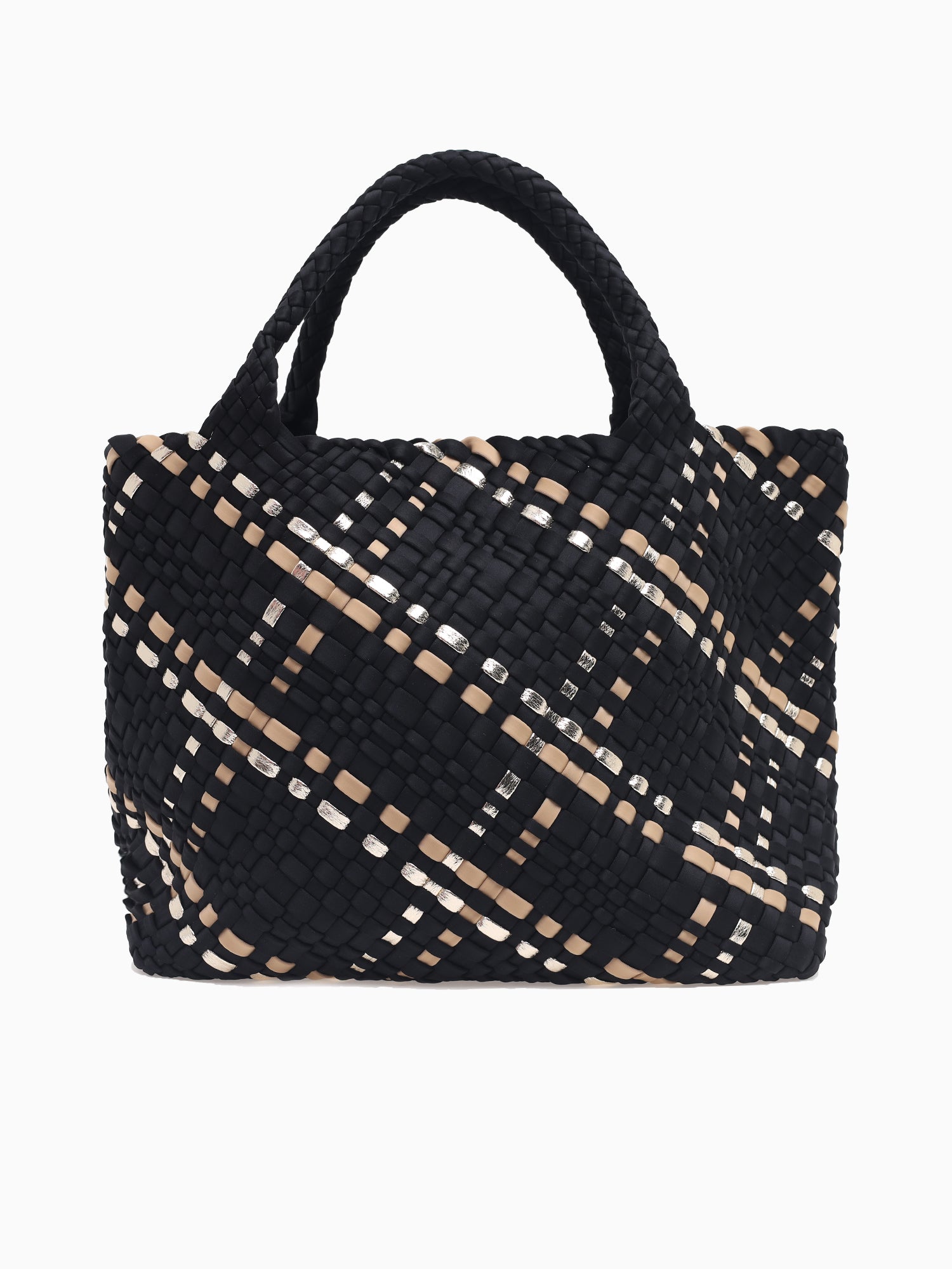 Woven Tote Black– La Favorita