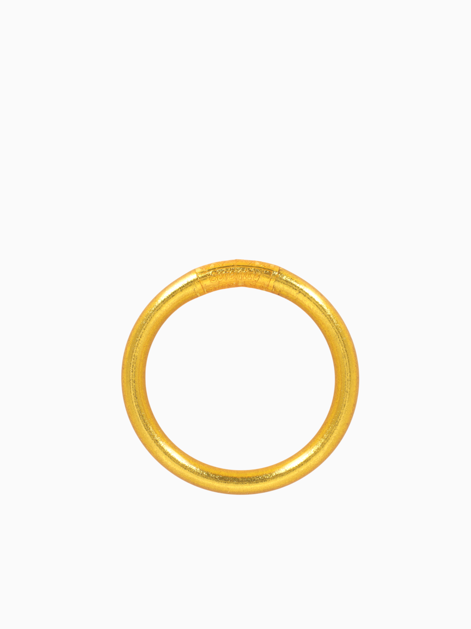 Gold Tzubbie All Weather Bangle (AWB) - Serenity Prayer– La Favorita